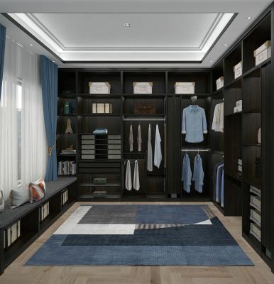China Fitted Wardrobes Walk In Closet Pantry Cabinet Cloth display Shelving bedroom storage drawers and wall cabinet factory for sale