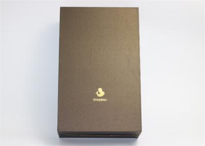 China Elegant Design Wine Packaging Box Colorful  Printing With Glossy Lamination for sale