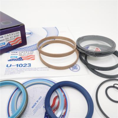 China Hydraulic Excavator Cylinder Seal Kits For Cat 320e High Temperature Resistant for sale