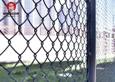 Cina Il PVC nero dell'alta durevolezza ha ricoperto il recinto di Chainlink 1.2m per il campo da giuoco di calcio in vendita