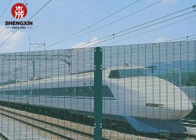 China Taglio del recinto resistente Panels Railway Station 358 Mesh Panels di Clearview for sale