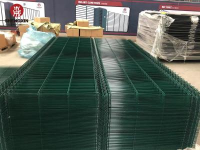 Cina la sicurezza 3D di 1.43m ha curvato il PVC per spolverizzare la volta rivestita di Mesh Fence Panels V del cavo in vendita