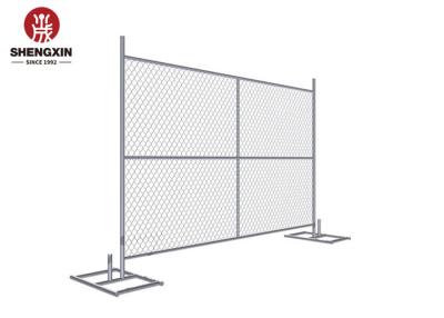 Cina barriera di sicurezza della costruzione di 6Ftx10Ft Panels Height 1,8 m. Chain Link Fence in vendita