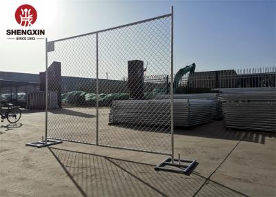 Cina Recinto Temporary Fencing Panels del collegamento a catena di sicurezza del diametro saldato ferro 2mm in vendita