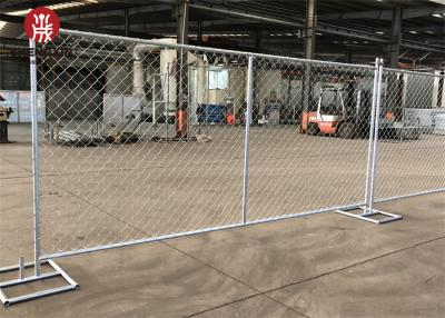 Cina Recinto Temporary Fencing Panels del collegamento a catena di sicurezza del diametro saldato ferro 2mm in vendita