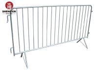 China Safety 2.0m Queue Control Barriers Customized PVC Coated Iron for sale