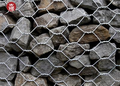 Cina cavo esagonale galvanizzato scatola del gabbione saldato canestri della parete del gabbione 1x1x2 in vendita