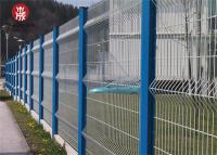 China 50×200mm 3d Wire Fence Welded Rectangle Post for sale