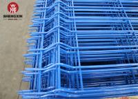 China RAL 5005 3D Wire Fence for sale
