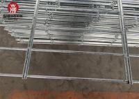 China Gray Length 2500mm Welded Wire Fence Panels Self Locking Rectangle Post for sale