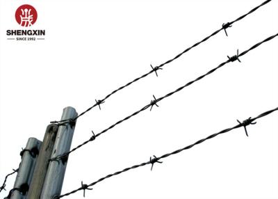 Cina Resistenza di usura della bobina del filo spinato galvanizzata 150m di prestazione di protezione in vendita