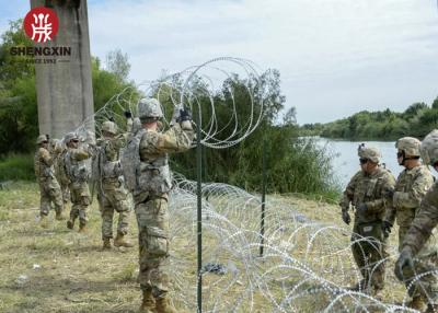 Cina Filo spinato a fisarmonica della bobina del rasoio del filo spinato del rasoio dell'anti ruggine di BTO CBT in vendita