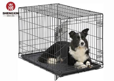 Cina Cesto per cani leggero a 48 pollici su ordinazione del metallo delle doppie porte della BV in vendita