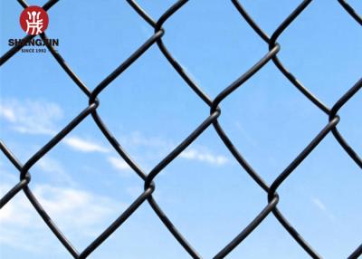 China Pvc bedekte Gegalvaniseerde Binnenplaats 2,5 de Omheining Roll van M Black Chain Link met een laag Te koop
