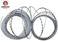 China Razor Double Twisted Boundary Galvanized Barbed Wire Anti Rust for sale