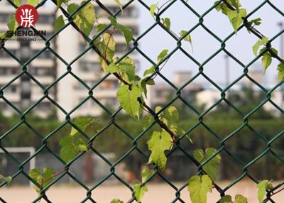 Cina il PVC di colore di Mesh Chain Link Fence Black del cavo di 4.5mm ha ricoperto galvanizzato per il cortile in vendita