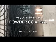 358 Anti Climb Fence Powder Coating