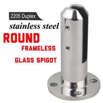China Super Quality Porch Frameless Glass Railing Spigot For Balustrade for sale