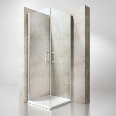 China Low Price Bathroom Simple Sliding Curved Shower Enclosure for Sale for sale