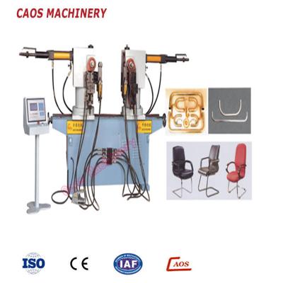 中国 二重頭部PLC 50mmのアルミニウム管の曲がる機械 販売のため