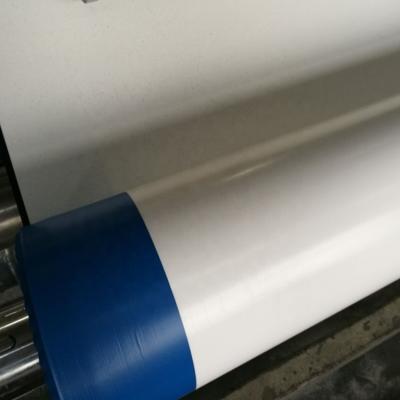 China Pre Applied HDPE glue releasing film/granules Self Adhesive Membrane for Underground Waterproofing for sale