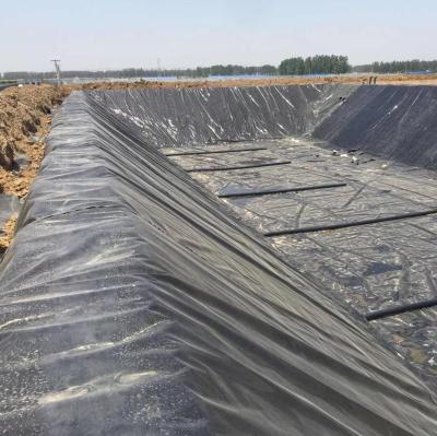 China Waterproof Membrane HDPE Geomembrane for Fish Farming and Agricultural Pond Liners 0.5mm 1.0mm 1.5mm for sale