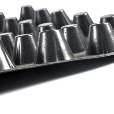 China 10mm Thickness HDPE Dimple Drainage Board for 3m Width Civil Engineering Projects for sale