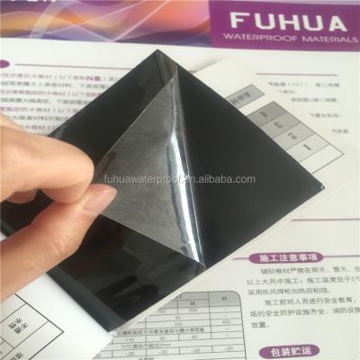 China 25m Length Black Self Adhesive Bitumen Waterproofing Membrane for Superior and Long-lasting Protection for sale