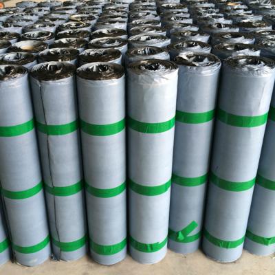China 1m Width Self Adhesive SBS Asphalt Waterproof Roll Sheet Membrane with Polyester Mesh Reinforcement for sale