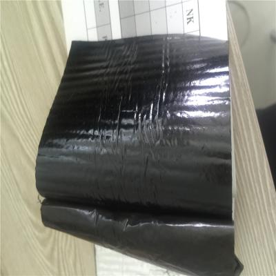 China 1m Width Self Adhesive SBS Asphalt Waterproof Roll Sheet Membrane with Polyester Mesh Reinforcement for sale