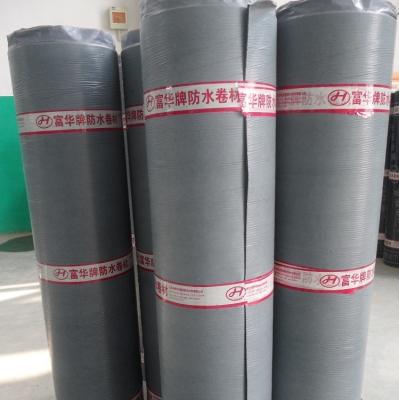China 1m Width Self Adhesive SBS Asphalt Waterproof Roll Sheet Membrane with Polyester Mesh Reinforcement for sale