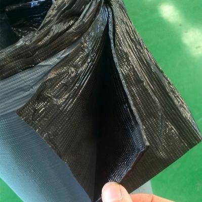 China 1m Width Self Adhesive SBS Asphalt Waterproof Roll Sheet Membrane with Polyester Mesh Reinforcement for sale