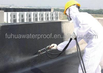 China Drying Time Outside Drying ≤12 hours Weifang Spraying Rubber Waterproof Coating/liquid Rubber Bitumen for Waterproof Membrane for sale