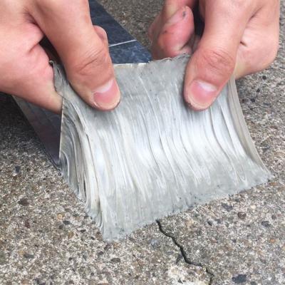 Китай PE пленка Алюминиевая фольга Материал 10cm*10m*1mm водонепроницаемая бутиловая лента для ремонта крыши прямые продажи продается