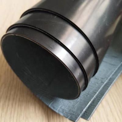 China Waterstop Black Smooth 0.5mm-1.5mm Epdm Waterproofing Membrane Epdm Rubber Roofing for Foot Roof for sale
