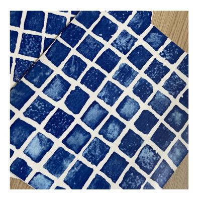 China Uv Resistant Blue Pvc Swimming Pool Plastic Vinyl Liners for Pools for sale