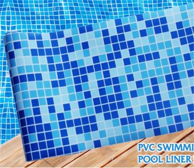 China Sand Color Swimming Pool Liner Pattern Shape Custom for sale