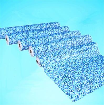 Китай Fuhua Luxury Navy Blue Swimming Pool Liner PVC Укрепленный подкладка продается