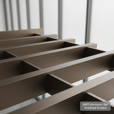 China 6063 Aluminum Bar With Anodized Surface For Architectural Systems And Lightweight Structural Design for sale