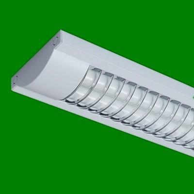 China LED Dustproof light grille type led recessed linear light apply for led tube led fluorescent tube LED tube light fitting for sale