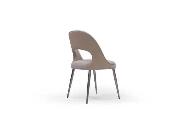 Quality Medium Back Dining Chair Wood Metal Armrest For Dining Room for sale