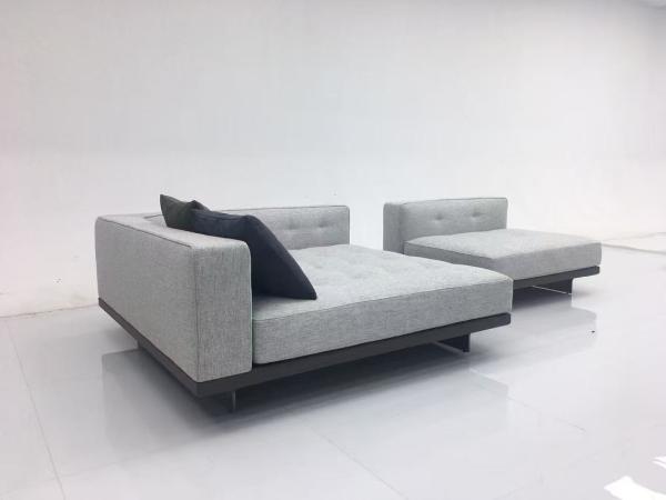 Luxurious Italian Inspired Modern Minimalist Leather Or Fabric Sofa Sectionals
