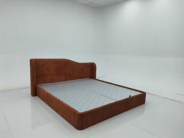 Quality Contemporary Italian Style High End Bed Leather And Fabric Upholstery for sale