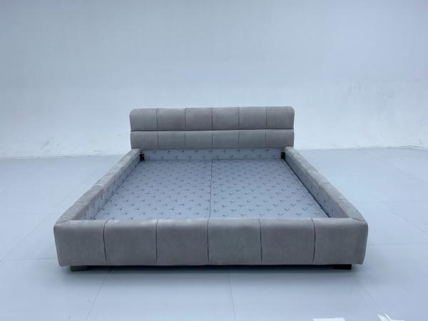 Quality No Mattress Leather Bed No Underbed Storage Luxurious And Comfortable for sale