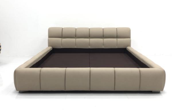 Quality No Mattress Leather Bed No Underbed Storage Luxurious And Comfortable for sale