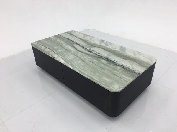 Quality High End Modern Coffee Table In Marble Wood Hardware For Home Hotel for sale