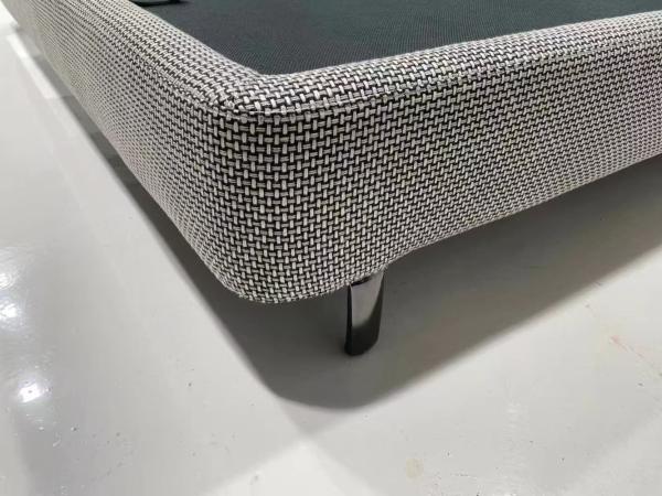 Quality High End Leather And Fabric Bed Italian Minimalist Elegance for sale