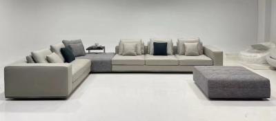 Quality Home And Hotel Modern Italian Minimalist Fabric Leather Sofa High End Texture for sale