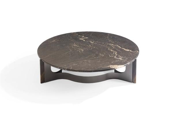 Quality Sleek Modern Minimalist Coffee Table Marble Wood Metal Sectional Wood Leg for sale