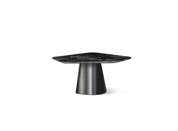 Quality Home Hotel Modern Minimalist Marble Topped Coffee Table With Wood Metal Base for sale